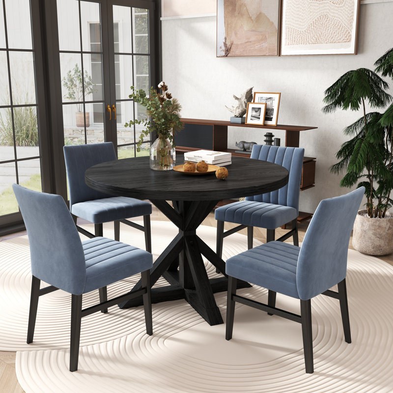 Lark Manor™ Delfida 5-Piece Round Dining Set, | Wayfair